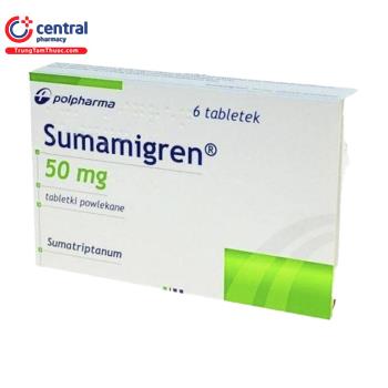 [CHÍNH HÃNG] Thuốc Sumamigren 50mg: Điều trị đau nửa đầu hiệu quả