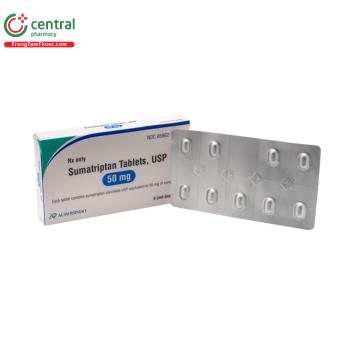 Thuốc Sumatriptan Tablets USP 50mg Aurobindo điều trị đau nửa đầu
