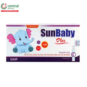 Sunbaby Plus hỗ trợ tăng cường tiêu hóa, giúp ăn ngon, bồi bổ cơ thể