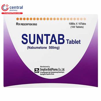 [CHÍNH HÃNG] Thuốc Suntab Tablet 500mg điều trị viêm xương khớp
