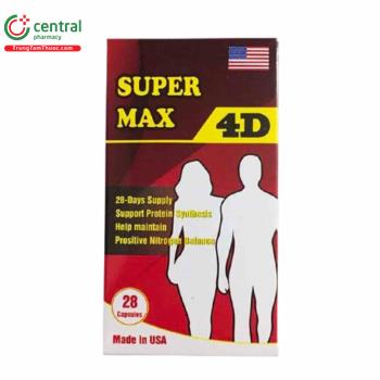 Thuốc Super Max 4D bổ sung dinh dưỡng, giúp người gầy tăng cân