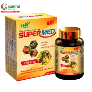 Thuốc Super Med hỗ trợ bổ sung vitamin và kẽm, giúp tăng sức đề kháng