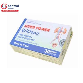 [CHÍNH HÃNG] Thuốc Super Power UriClean (vỉ) tạm biệt viêm tiết niệu