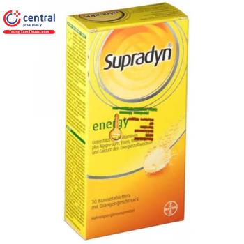 Thuốc Supradyn Energy ( viên sủi bọt ) cung cấp năng lượng cho cơ thể