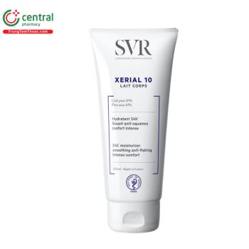 Sữa dưỡng thể SVR Xerial 10 Lait Corps 200ml cho làn da mềm mịn