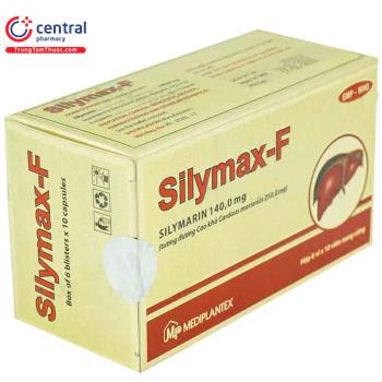 Thuốc Silymax - F 140mg điều trị rối loạn chức năng gan, xơ gan
