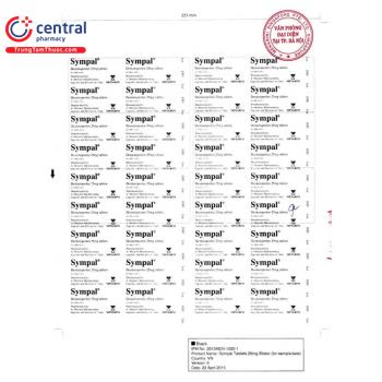 [CHÍNH HÃNG] Thuốc Sympal giúp giảm đau, chống viêm