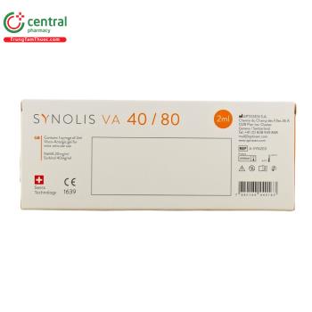 Thuốc Synolis VA 40/80 điều trị khô khớp, đau khớp, thoái hóa khớp
