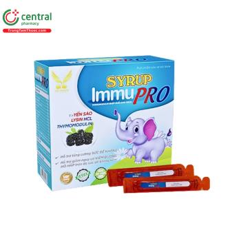 Syrup Immu Pro - Hỗ trợ giảm nguy cơ mắc bệnh do viêm đường hô hấp