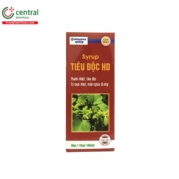 Thuốc Syrup Tiêu Độc HD 100ml - Thanh nhiệt, trị mụn nhọt, mẩn ngứa