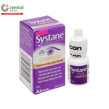 Thuốc nhỏ mắt Systane Complete làm giảm rát, kích ứng do khô mắt