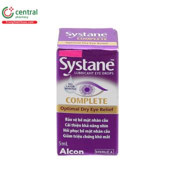 Thuốc nhỏ mắt Systane Complete làm giảm rát, kích ứng do khô mắt