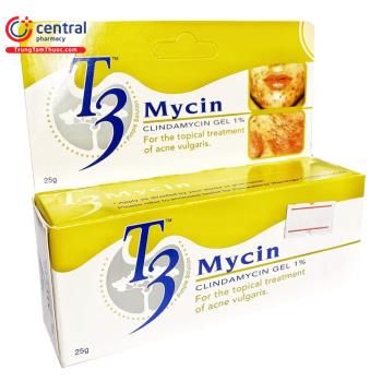 [CHÍNH HÃNG] Thuốc trị mụn T3 Mycin điều trị hiệu quả mụn trứng cá