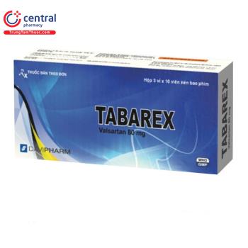 [CHÍNH HÃNG] Thuốc Tabarex 80mg điều trị tăng huyết áp, suy tim