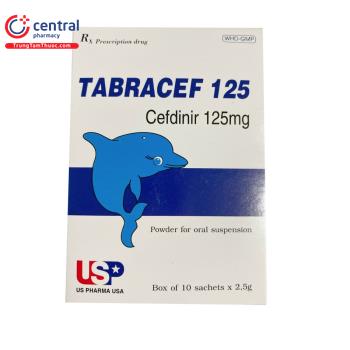 [CHÍNH HÃNG] Thuốc Tabracef 125 - kháng sinh cho trẻ nhỏ