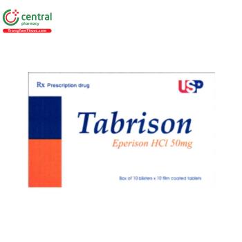 Thuốc Tabrison 50mg Eperison điều trị triệu chứng tăng trương lực cơ