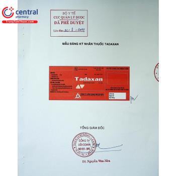 Thuốc Tadaxan (viên nén màu cam) điều trị tình trạng dị ứng trầm trọng