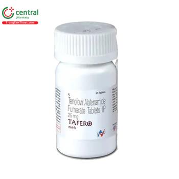 Thuốc TAFERO 25mg - Điều trị viêm gan siêu vi B mãn tính xơ gan còn bù