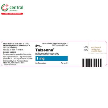 Thuốc Talzenna 1mg Pfizer điều trị ung thư vú di căn hoặc tiến triển