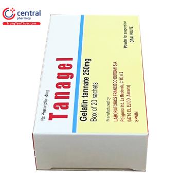 Thuốc Tanagel gói 250mg - Thuốc điều trị tiêu chảy, viêm ruột non