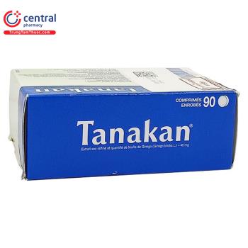 Thuốc bổ não Tanakan 40mg (90 viên): tác dụng, chỉ định, cách dùng