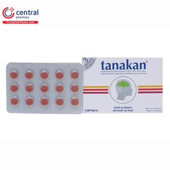 Thuốc Tanakan 40 mg (30 viên)điều trị rối loạn tuần hoàn não