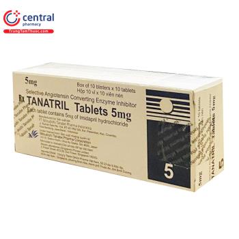 Thuốc Tanatril Tablets 5mg - Thuốc điều trị tăng huyết áp