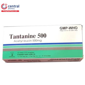 [CHÍNH HÃNG] Thuốc Tantanine 500 điều trị chóng mặt hiệu quả