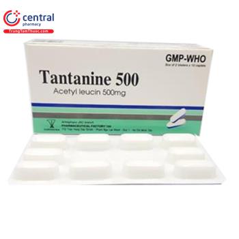 [CHÍNH HÃNG] Thuốc Tantanine 500 điều trị chóng mặt hiệu quả