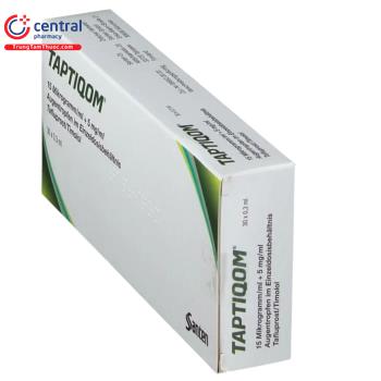 Dung dịch nhỏ mắt Taptiqom - chỉ định cho người bị hạ áp lực nội nhãn