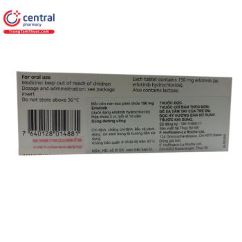 [CHÍNH HÃNG] Thuốc Tarceva 150mg Erlotinib - Ngừa & điều trị ung thư ...