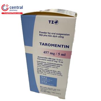 [CHÍNH HÃNG] Thuốc Taromentin 457mg/5ml điều trị viêm đường hô hấp