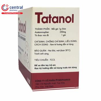 Thuốc Tatadol 250mg (Hộp 30 gói) - giúp giảm đau hạ sốt cho trẻ