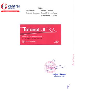 Thuốc Tatanol Ultra - Điều trị các cơn đau từ trung bình đến nặng