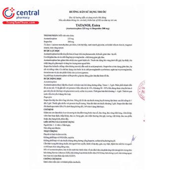 [CHÍNH HÃNG] Thuốc Tatanol Extra giảm đau nhức xương cốt