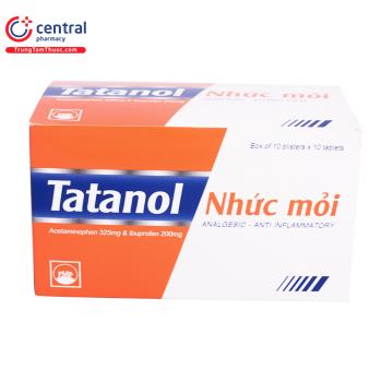 Thuốc Tatanol Nhức Mỏi giảm đau cơ xương mức độ nhẹ, trung bình