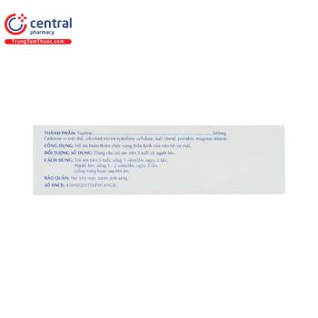 Thuốc Taurine Vita 500mg OPC - tăng cường khả năng ghi nhớ và học tập