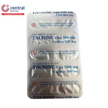 Thuốc Taurine Vita 500mg OPC - tăng cường khả năng ghi nhớ và học tập