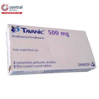 Thuốc Tavanic 500mg hộp 5 viên: Chỉ định, liều dùng và giá bán