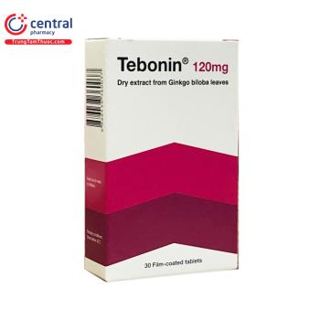 [CHÍNH HÃNG] Thuốc Tebonin 120mg điều trị suy tuần hoàn não