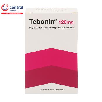 [CHÍNH HÃNG] Thuốc Tebonin 120mg điều trị suy tuần hoàn não