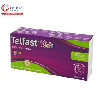 [CHÍNH HÃNG] Thuốc Telfast Kids 30mg - Thuốc điều trị viêm mũi dị ứng