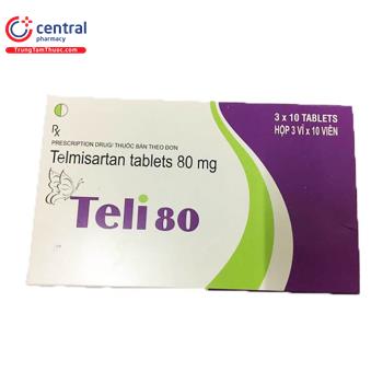 [CHÍNH HÃNG] Thuốc Teli 80 điều trị bệnh tăng huyết áp hiệu quả
