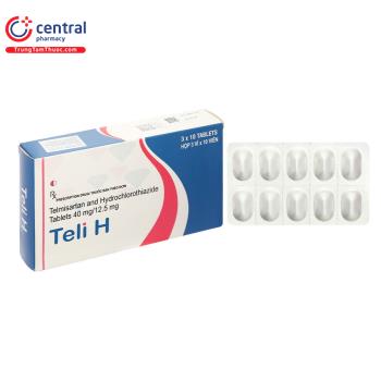 Thuốc Teli H 40mg/12.5mg huyết áp vô căn không còn là lỗi lo