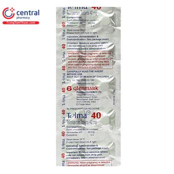 Thuốc Telma 40 điều trị các bệnh tim mạch: chỉ định, cách dùng
