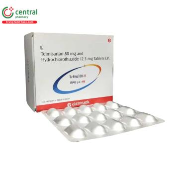 Thuốc Telma 80-H điều trị tăng huyết áp vô căn ở người lớn
