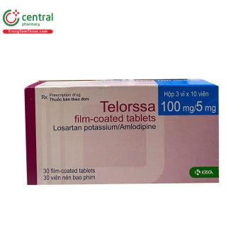 Thuốc Telorssa 100mg/5mg - Điều trị tăng huyết áp vô căn ở người lớn