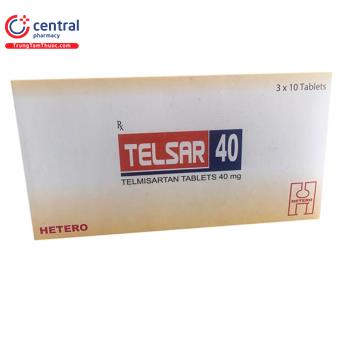 [CHÍNH HÃNG] Thuốc Telsar 40 trị tăng huyết áp vô căn