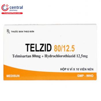 [CHÍNH HÃNG] Thuốc Telzid 80/12,5 điều trị tăng huyết áp vô căn