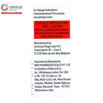 Thuốc Temodal Capsules 250mg chứa Temozolomide, điều trị ung thư não